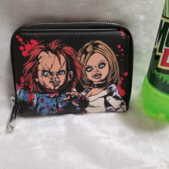 Loungefly | Bags | Loungefly Black And Red Horror Character Wallet ...
